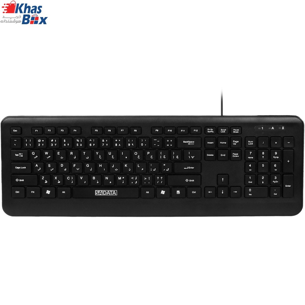کیبورد با سیم SADATA - قیمت و خرید کیبورد باسیم سادیتا مدل SK-301 - خاص باکس